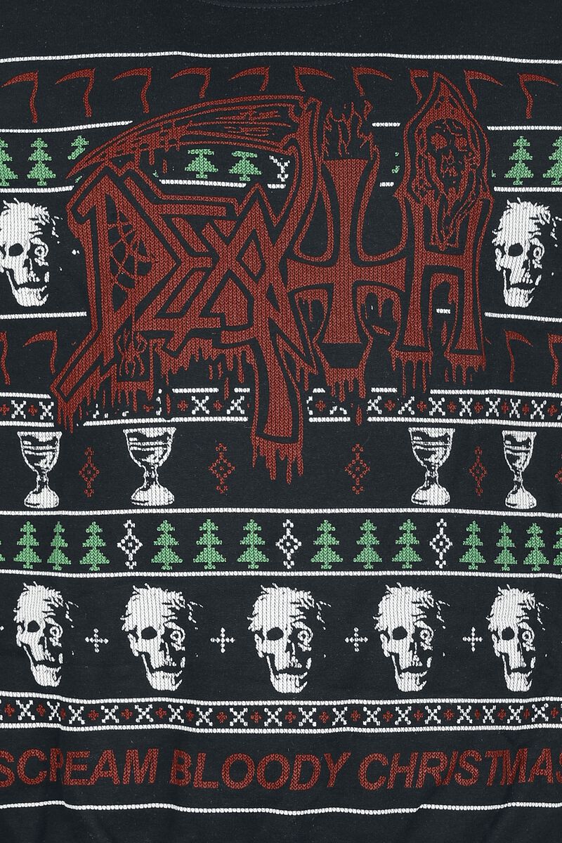 Holiday Sweater - Scream Bloody Christmas | Death Pull De Noël | EMP