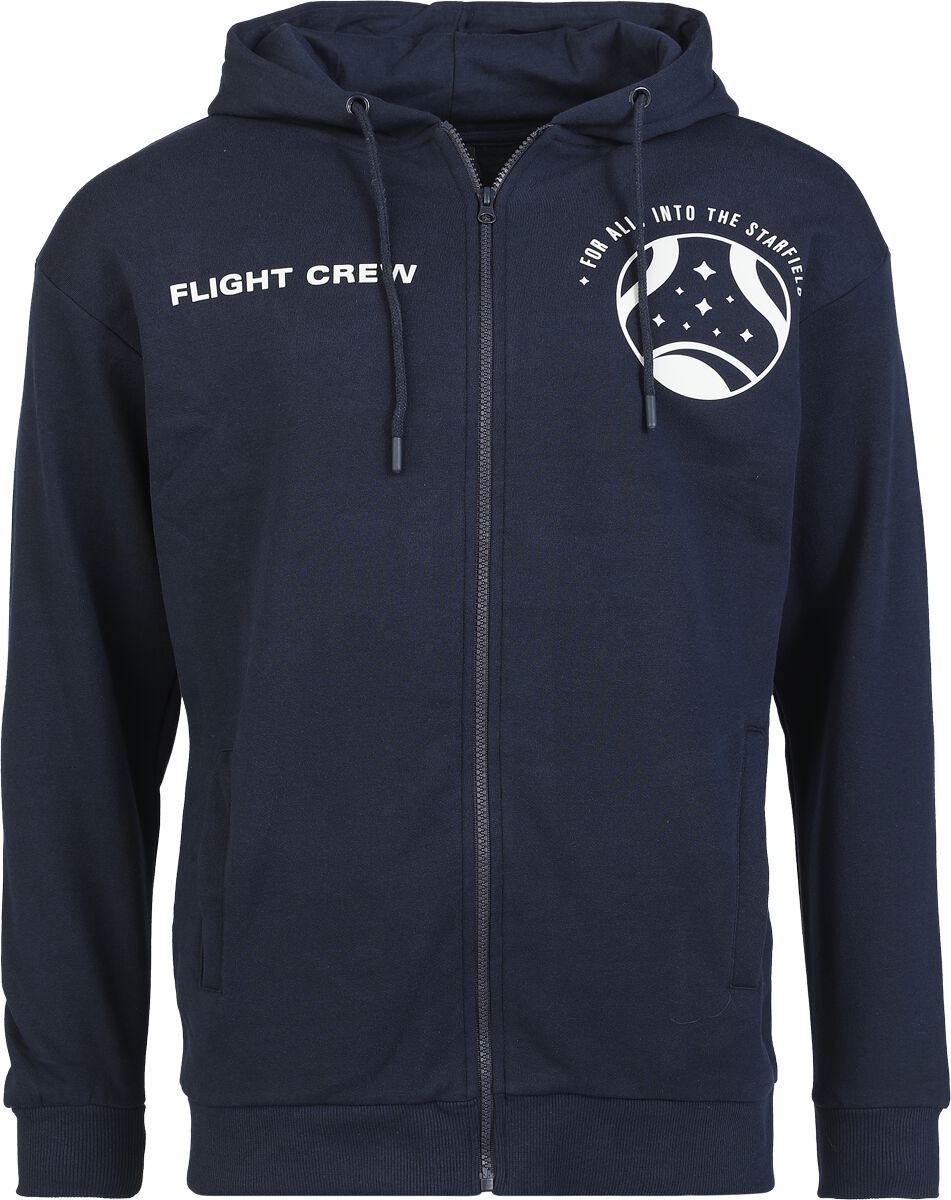 Carl Sagan | Starfield Sweat-shirt zippé à capuche | EMP