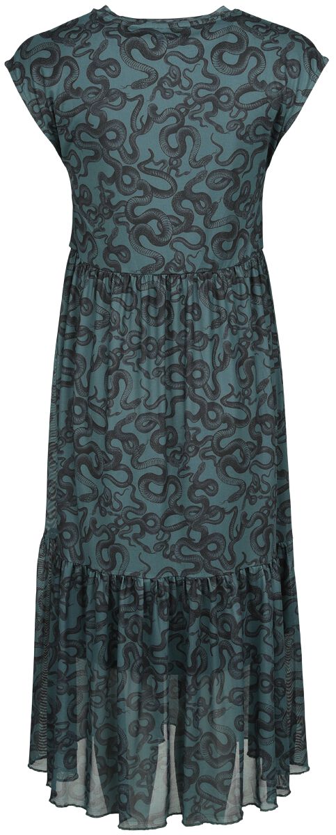 Robe avec imprimé intégral serpent | Black Premium by EMP Robe longue | EMP