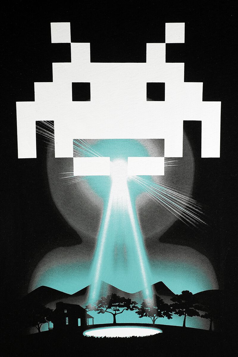 Beam me up alien | Space Invaders T-Shirt Manches courtes | EMP