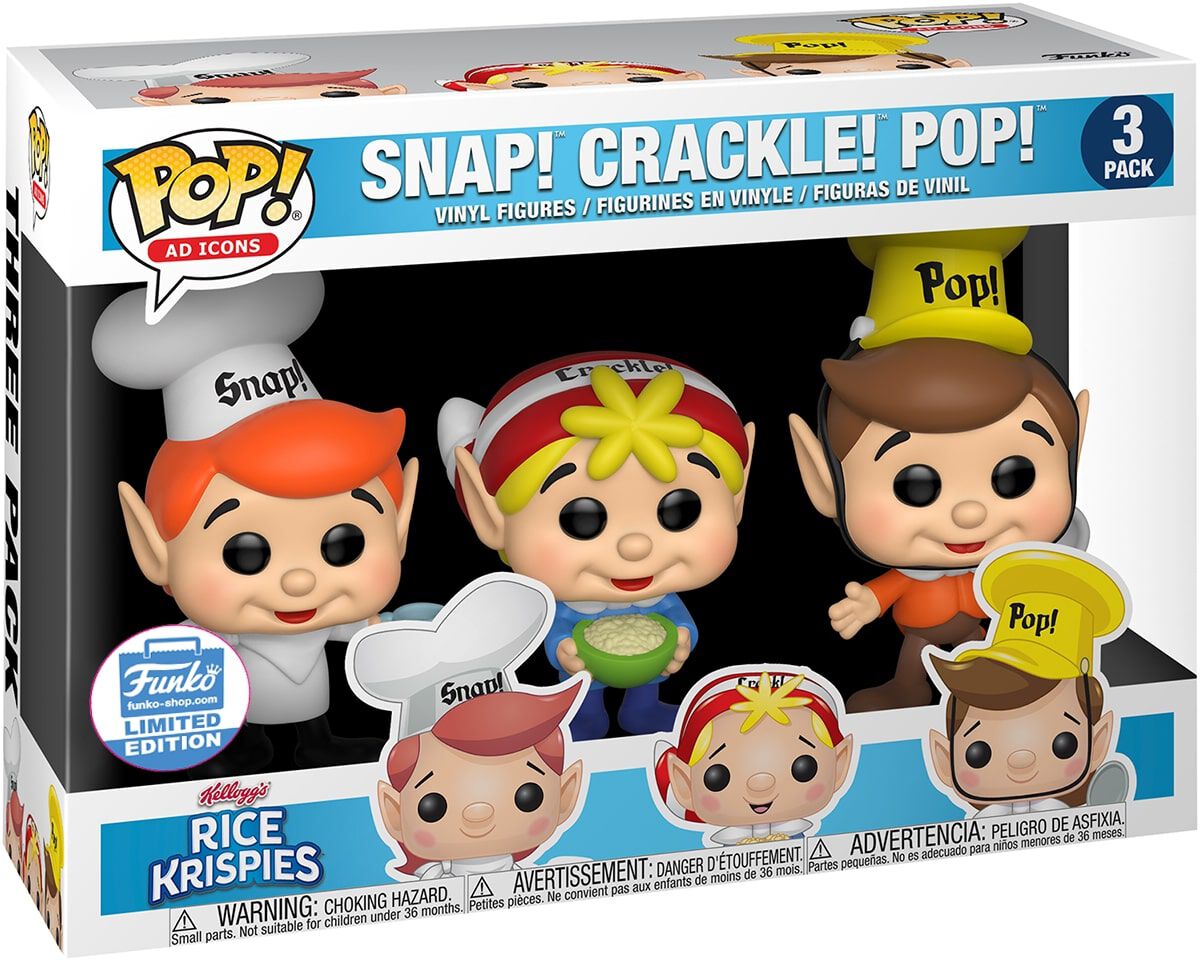 Cric, Crac & Croc - Rice Krispies (3 Pack) (Funko Shop Europe) - Funko ...