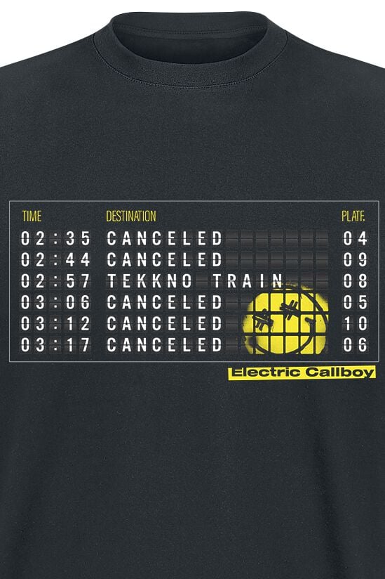 Tekkno Train | Electric Callboy T-Shirt Manches courtes | EMP