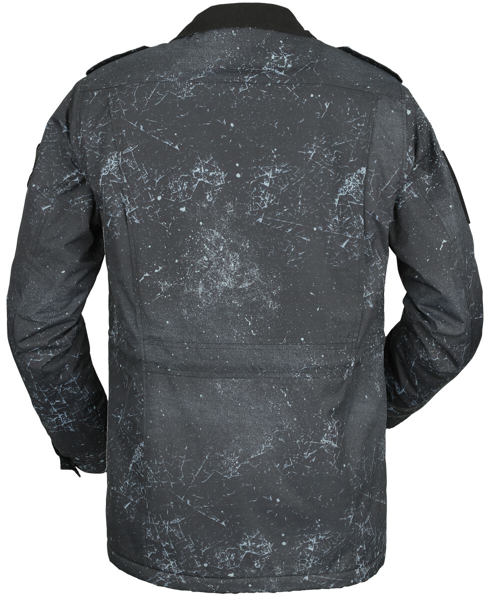 Veste Mi-Saison avec différents patchs | Rock Rebel by EMP Veste mi ...