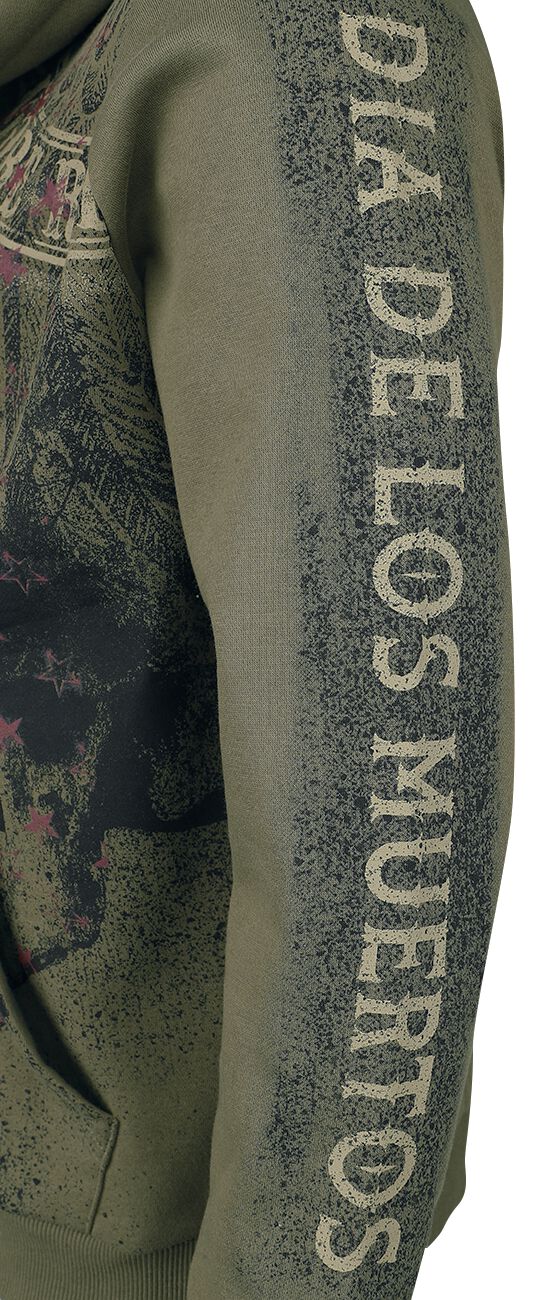 Sweat à Capuche Imprimé Crâne | Rock Rebel by EMP Sweat-shirt à capuche ...