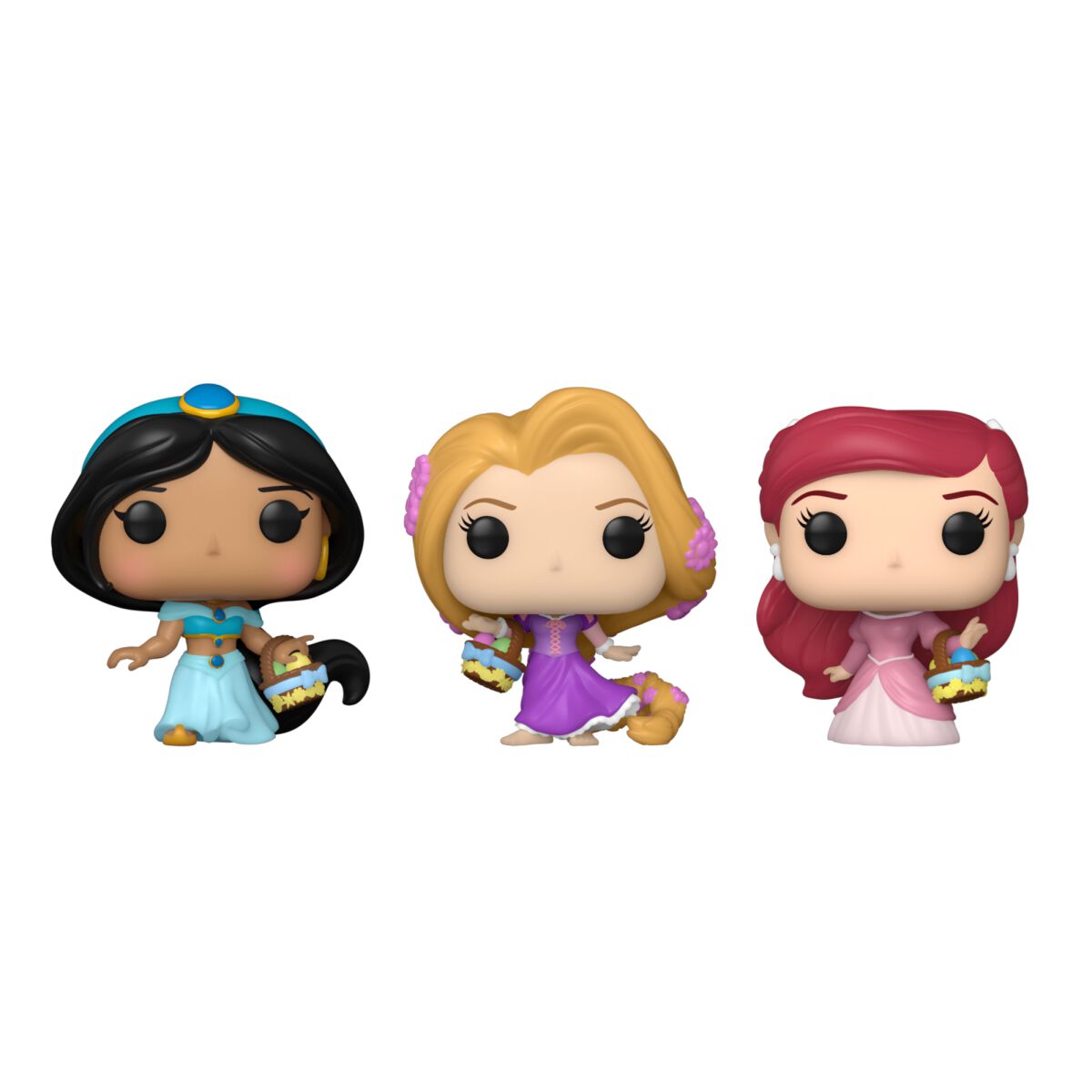 Disney - Pochette Carotte Pop! - Raiponce, Ariel, Jasmine - 3-pack ...