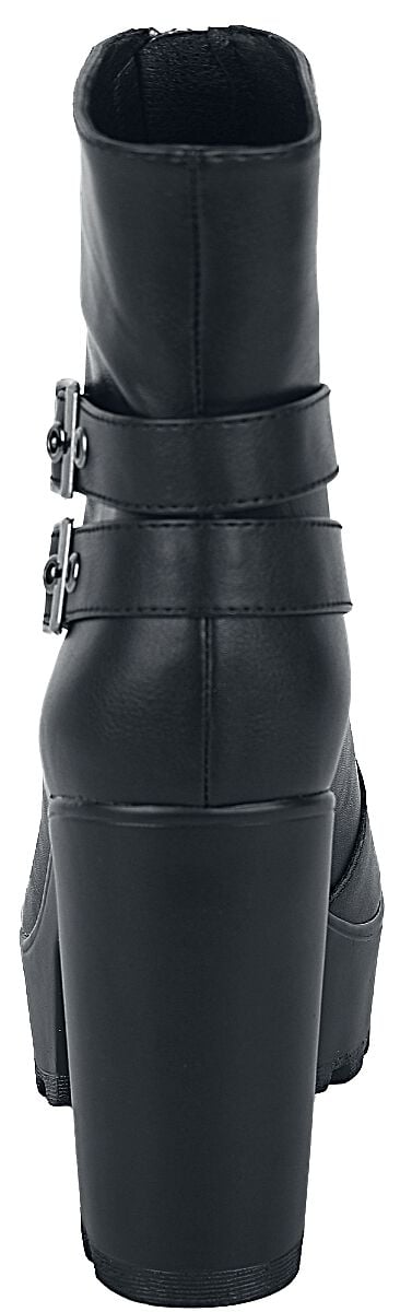 Bottines Bouts Ouvert Zippées | Black Premium by EMP Bottes | EMP