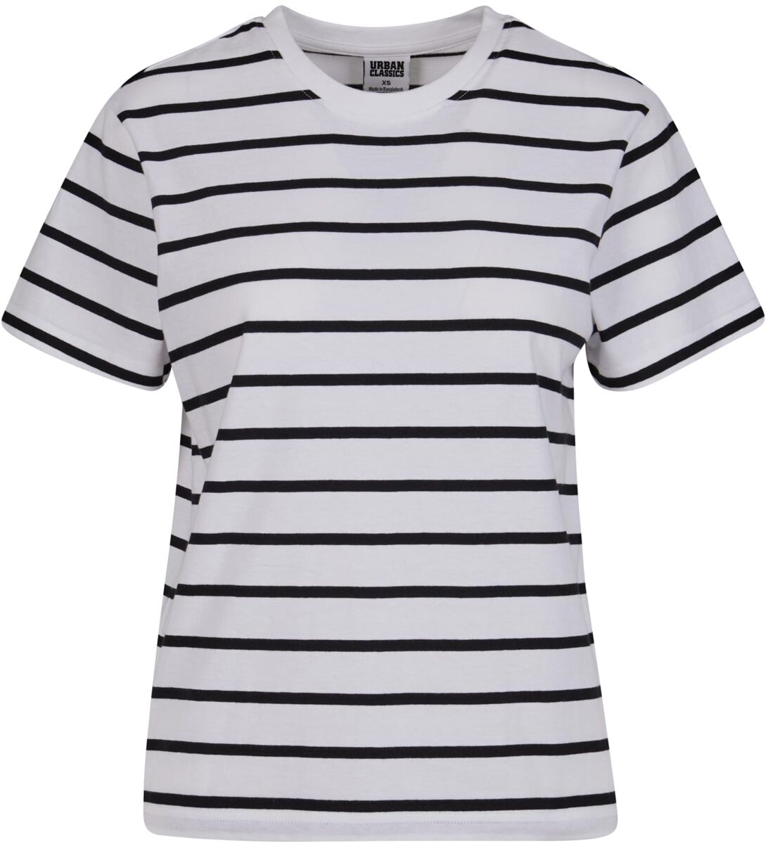 Ladies Striped Boxy Tee | Urban Classics T-Shirt Manches courtes | EMP